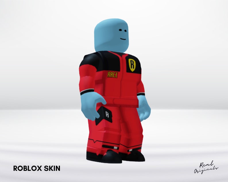 Roblox Racing Outfit Roblox Avatar Outfit Template Red Shirt and Pants ...