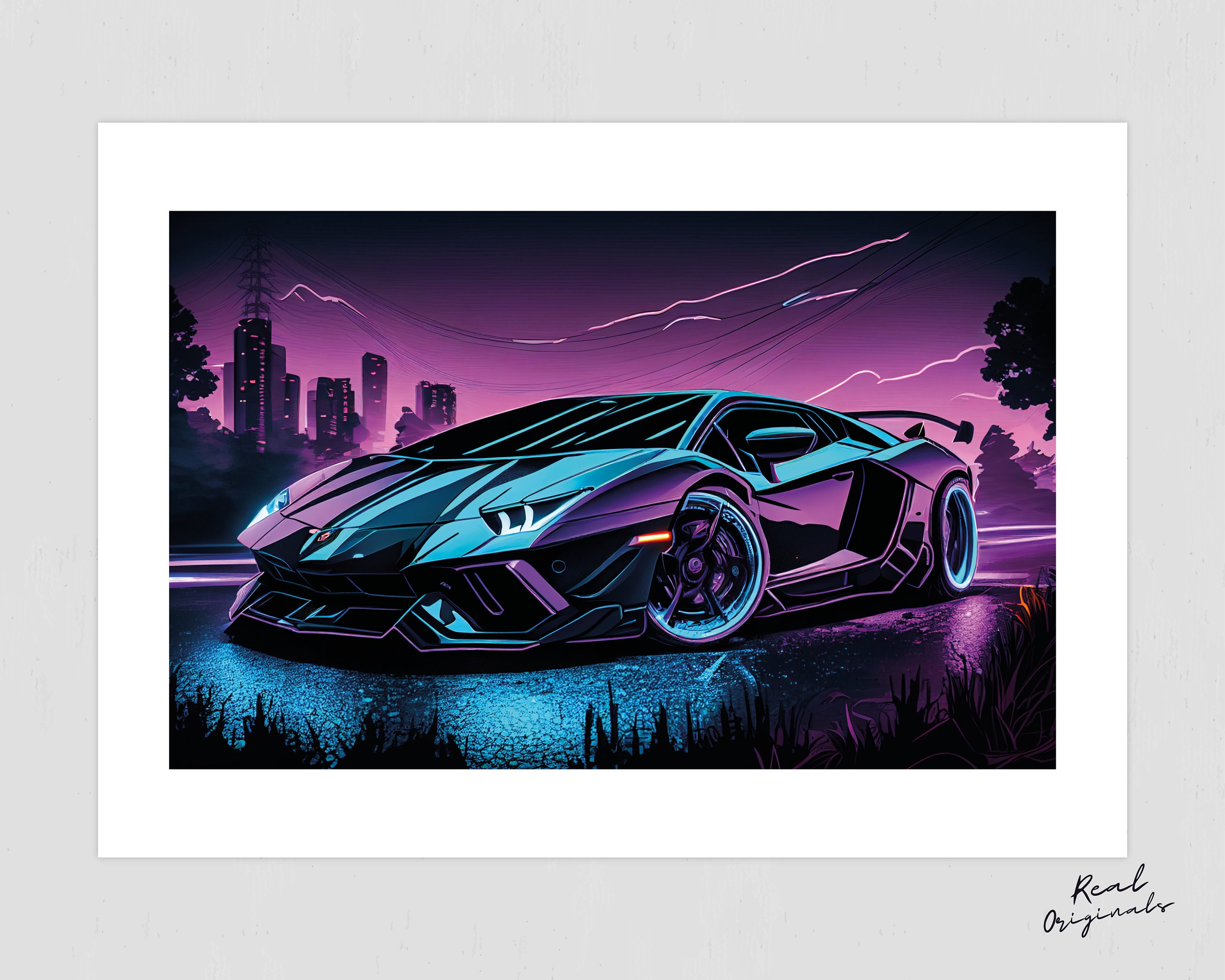 Lamborghini Poster | Lamborghini Aventador Poster | Lambo Wallpaper ...