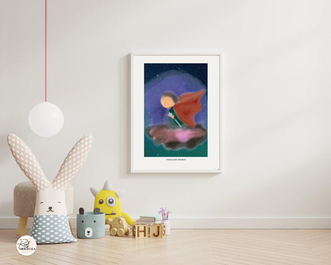 Faceless Knight Poster | Knight Prints | Fantasy Poster | Printable Art ...