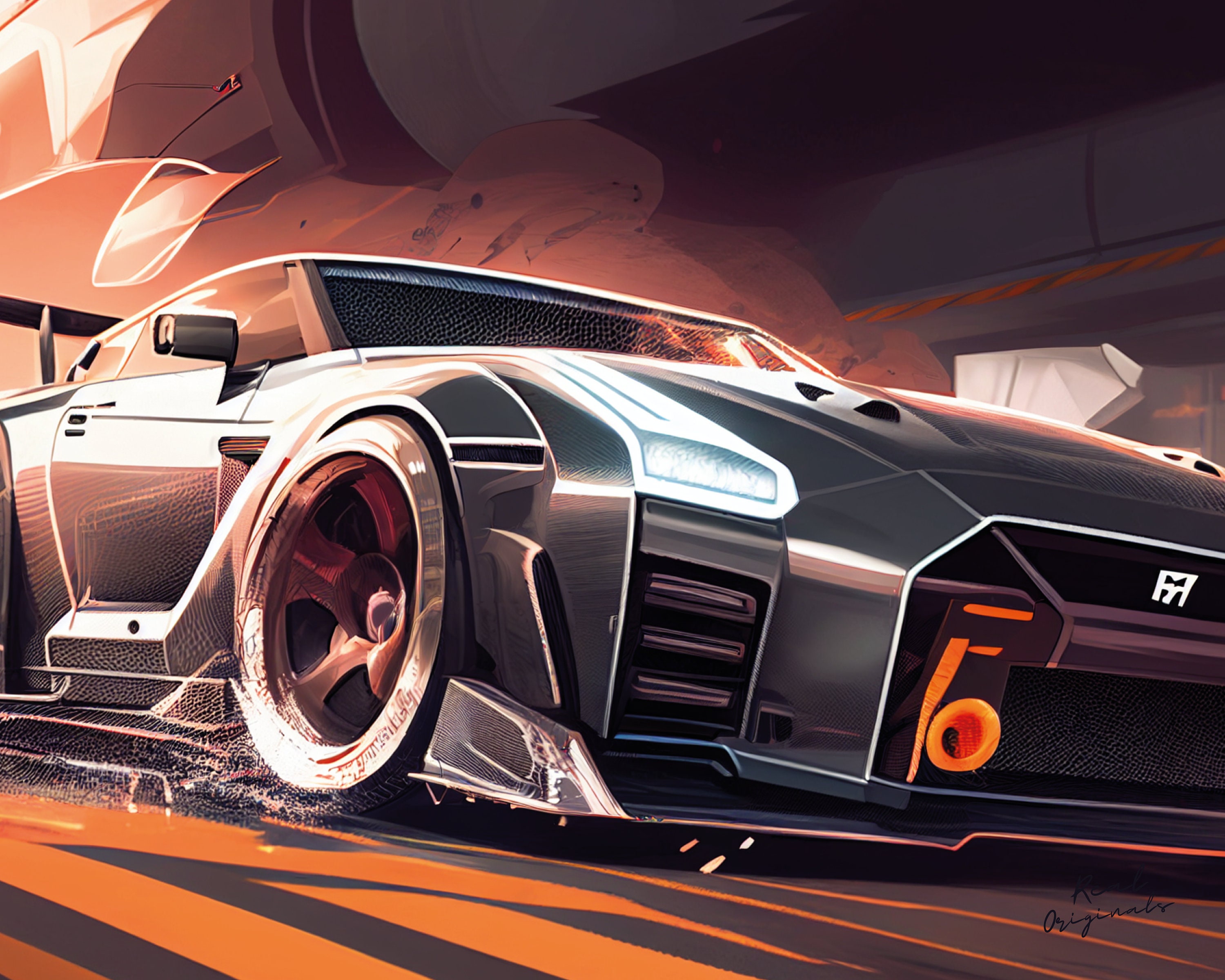 Nissan GT-R Godzilla | Nissan R35 Poster | Racing Car | Car Lover Gift ...