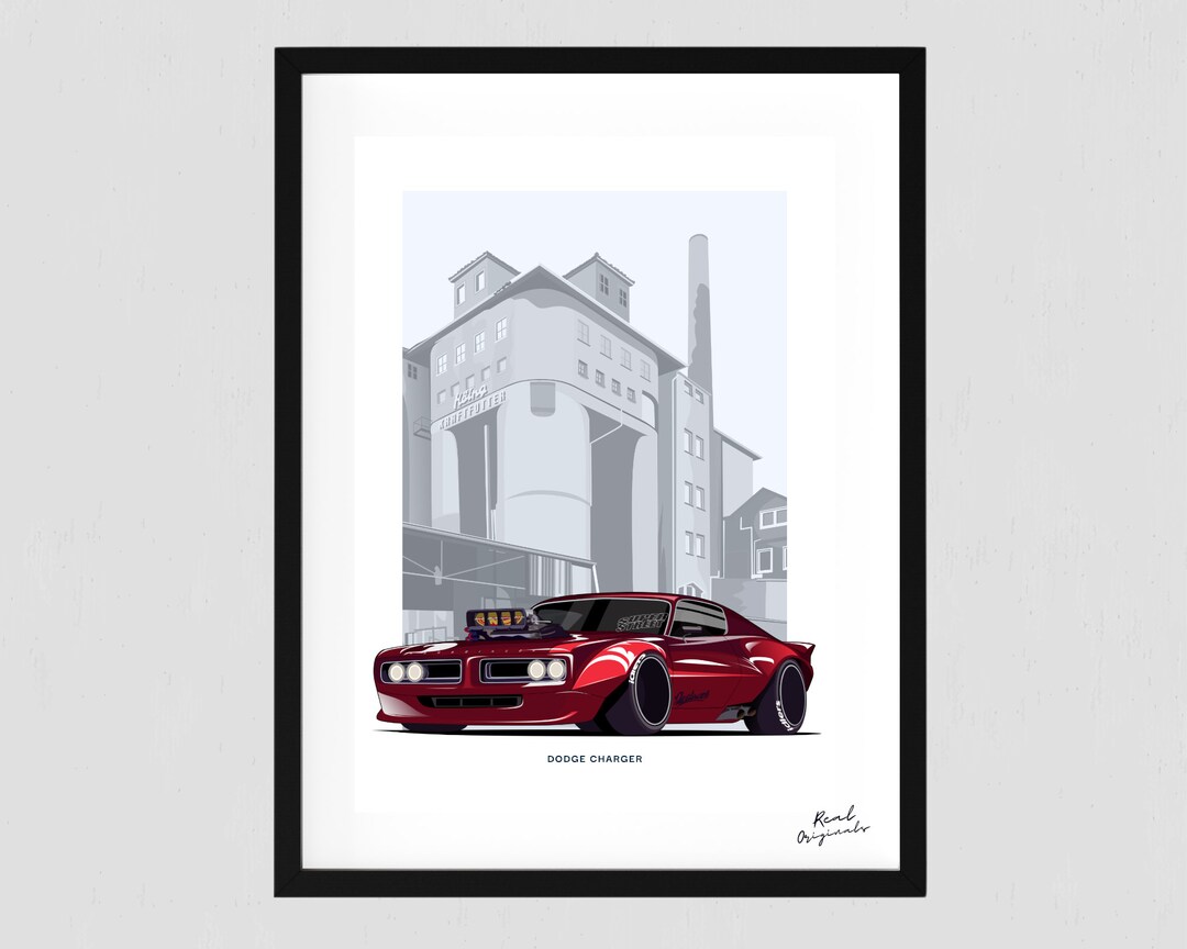 Dodge Charger Poster | Fast and Furious Car Art | Car Poster | Sports ...