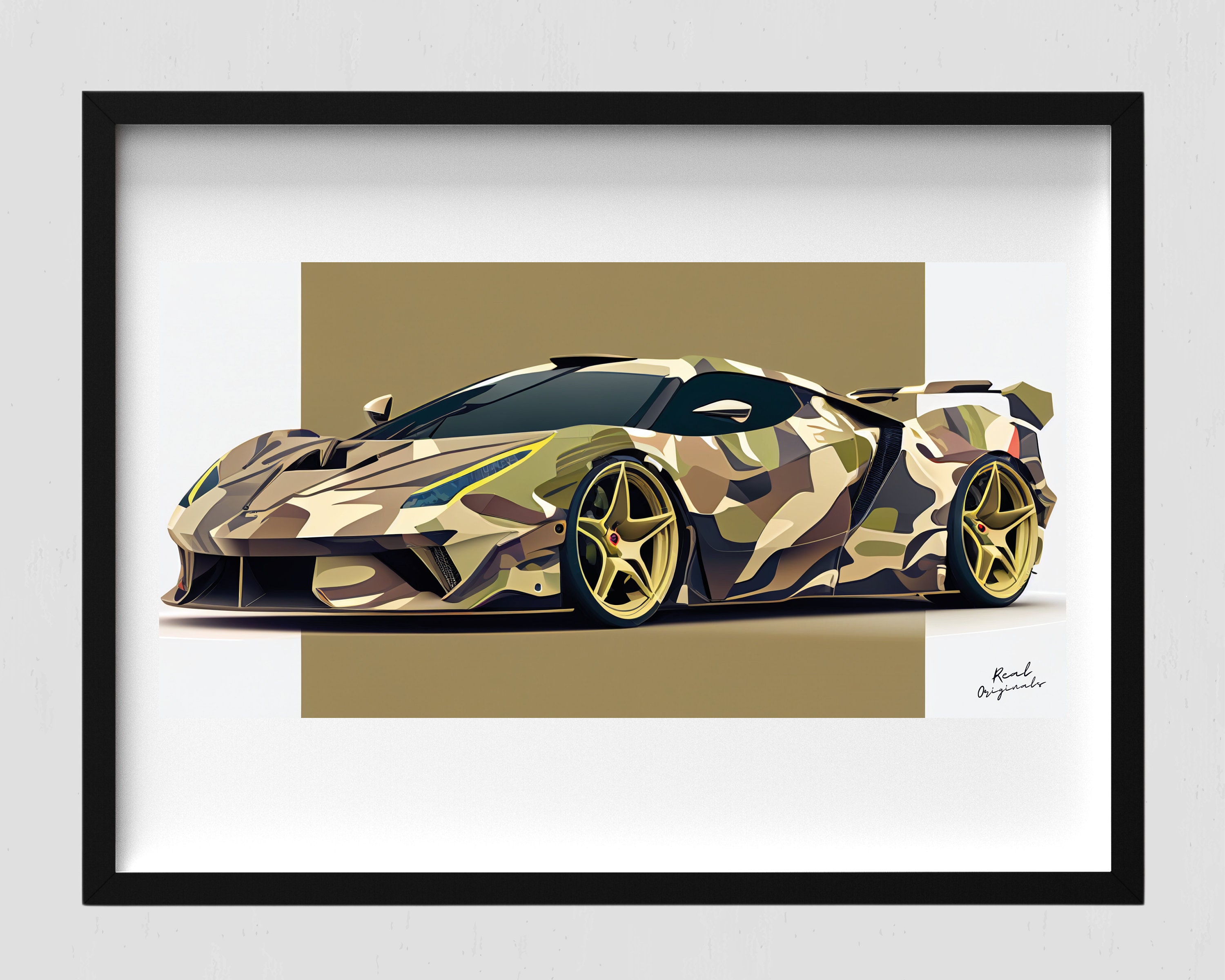 Hypercar Poster | Supercar Poster | Sports Car Wall Art | Racing Car ...