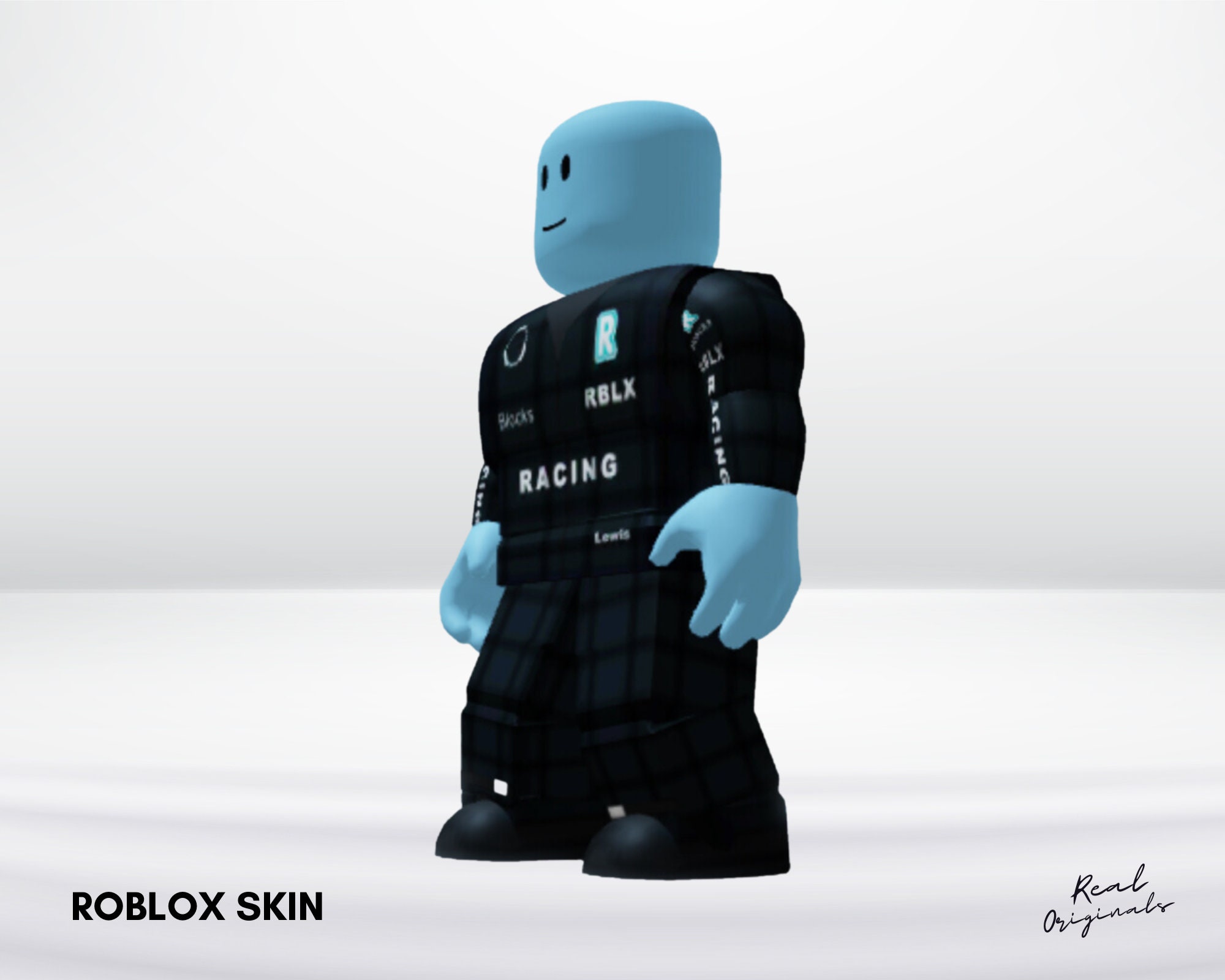 Roblox Racing Suit Black Roblox Avatar Outfit Template Shirt and Pants ...