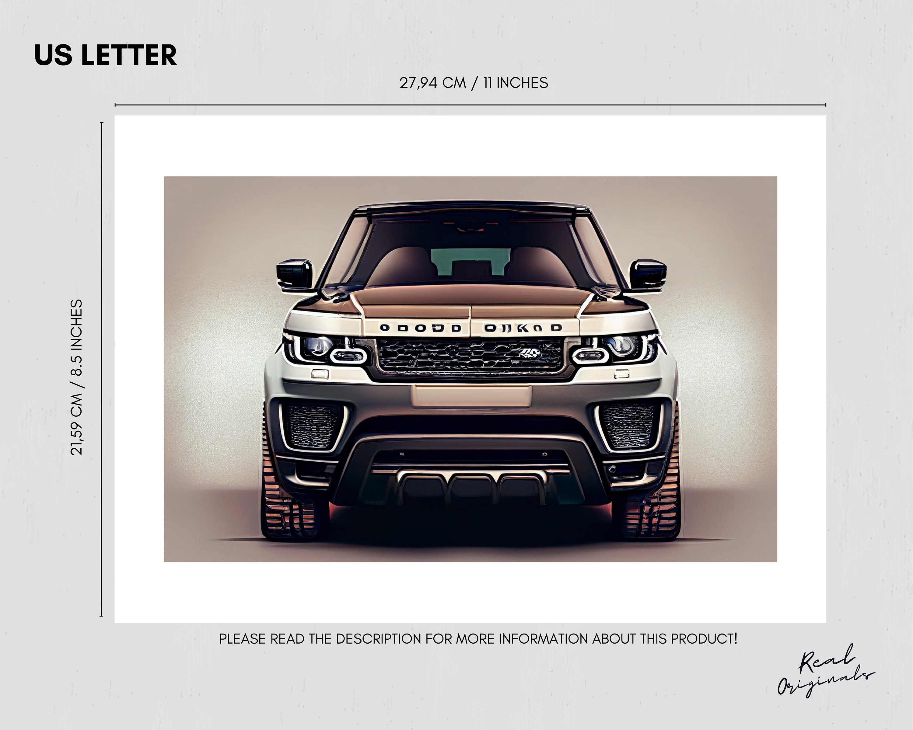 Range Rover Sport Poster Land Rover Poster Sports Car Poster Gift for ...