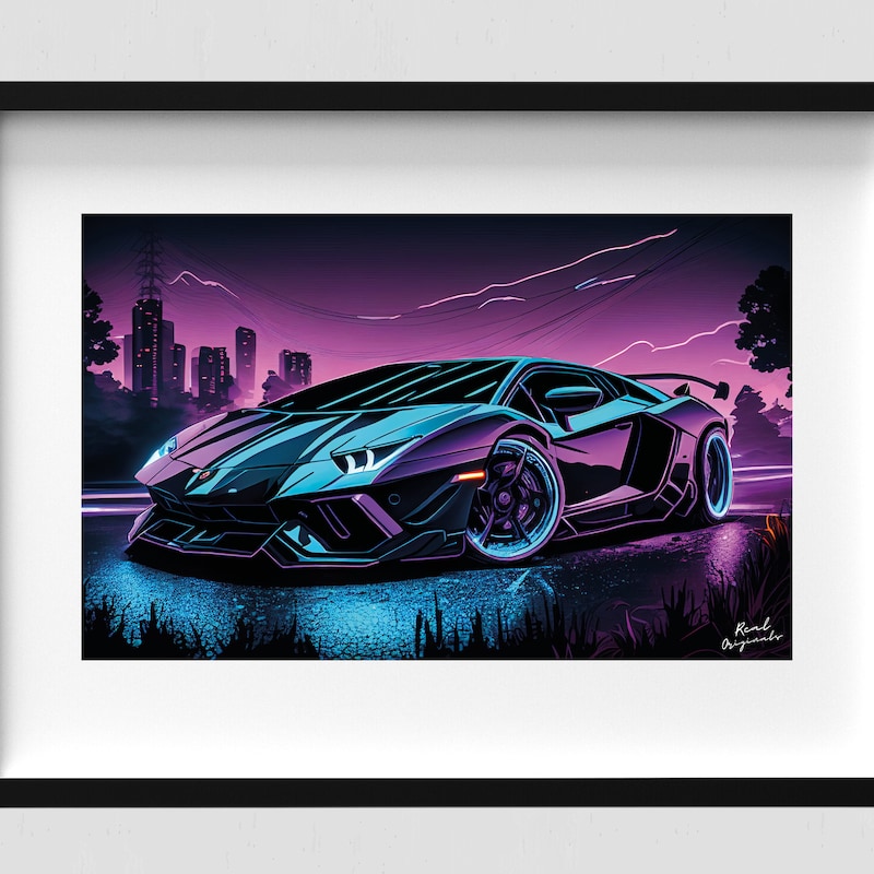 Car Wallpaper Lambo - Etsy
