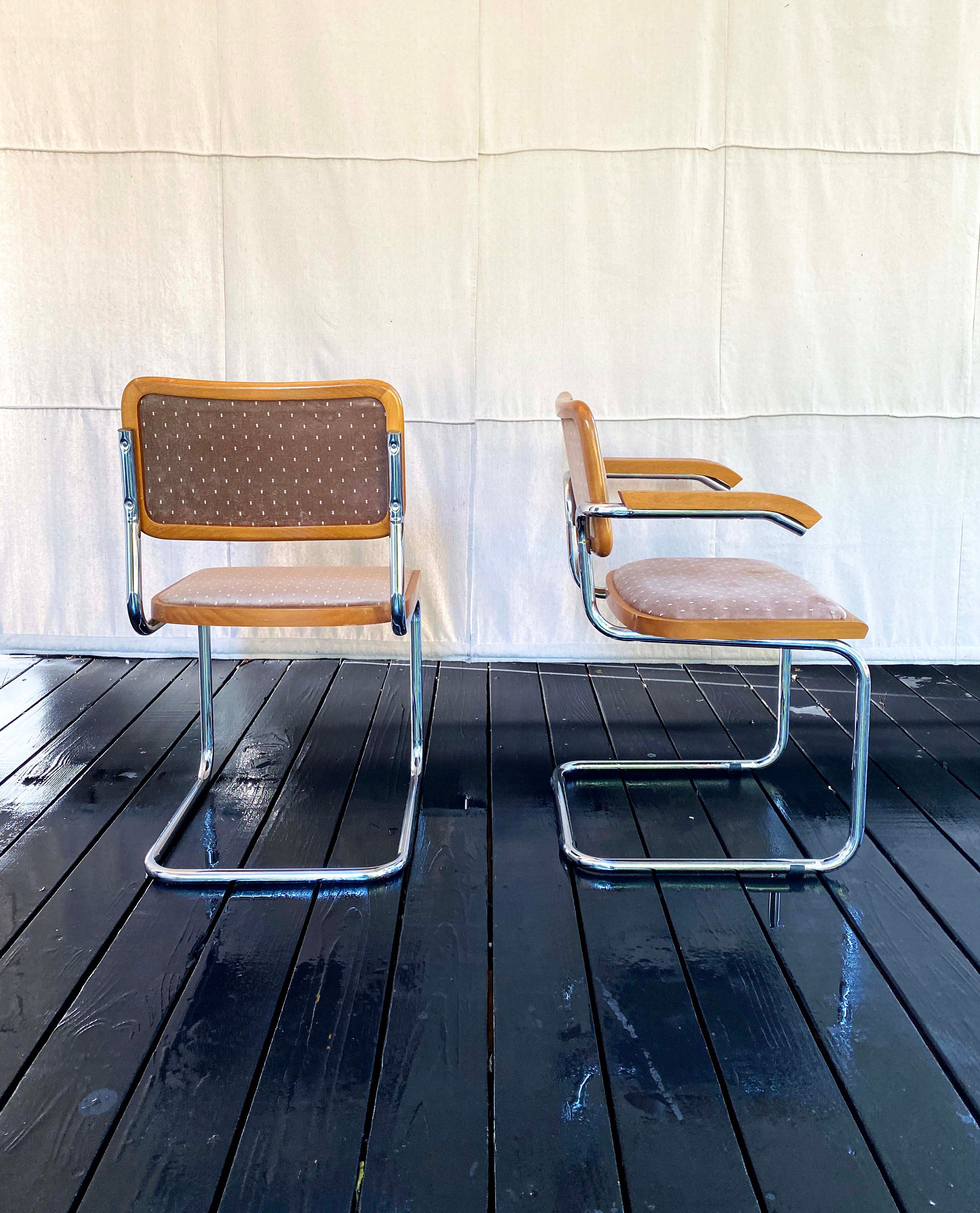 Vintage Upholstered Cesca Chairs 6 Available. Sold as a set | Etsy