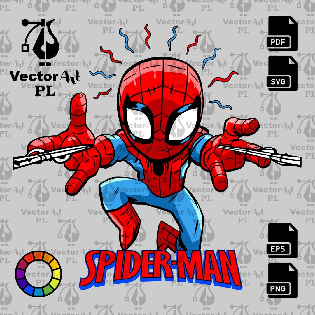 Spiderman Chibi Drawing
