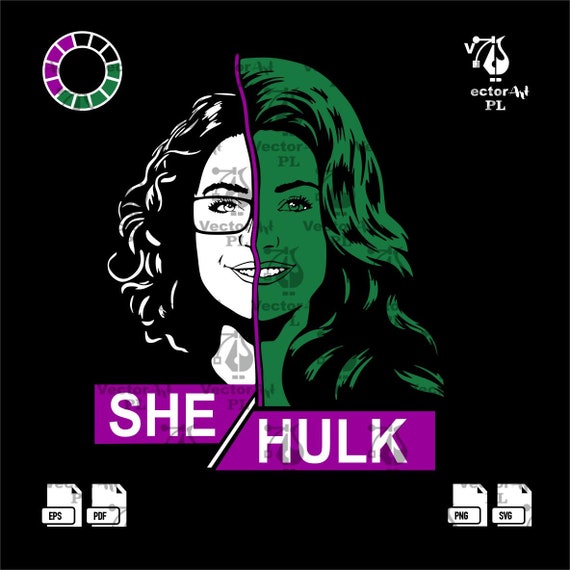 Shy Hulk for Shirt SVG File - Etsy