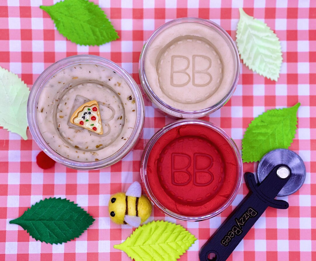 Pizza Playdough Refill Pack, Pizza Playdough, Homemade Playdough ...