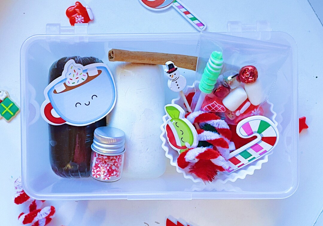 Hot Cocoa Playdough, Hot Chocolate Sensory Kit, Christmas Playdough ...