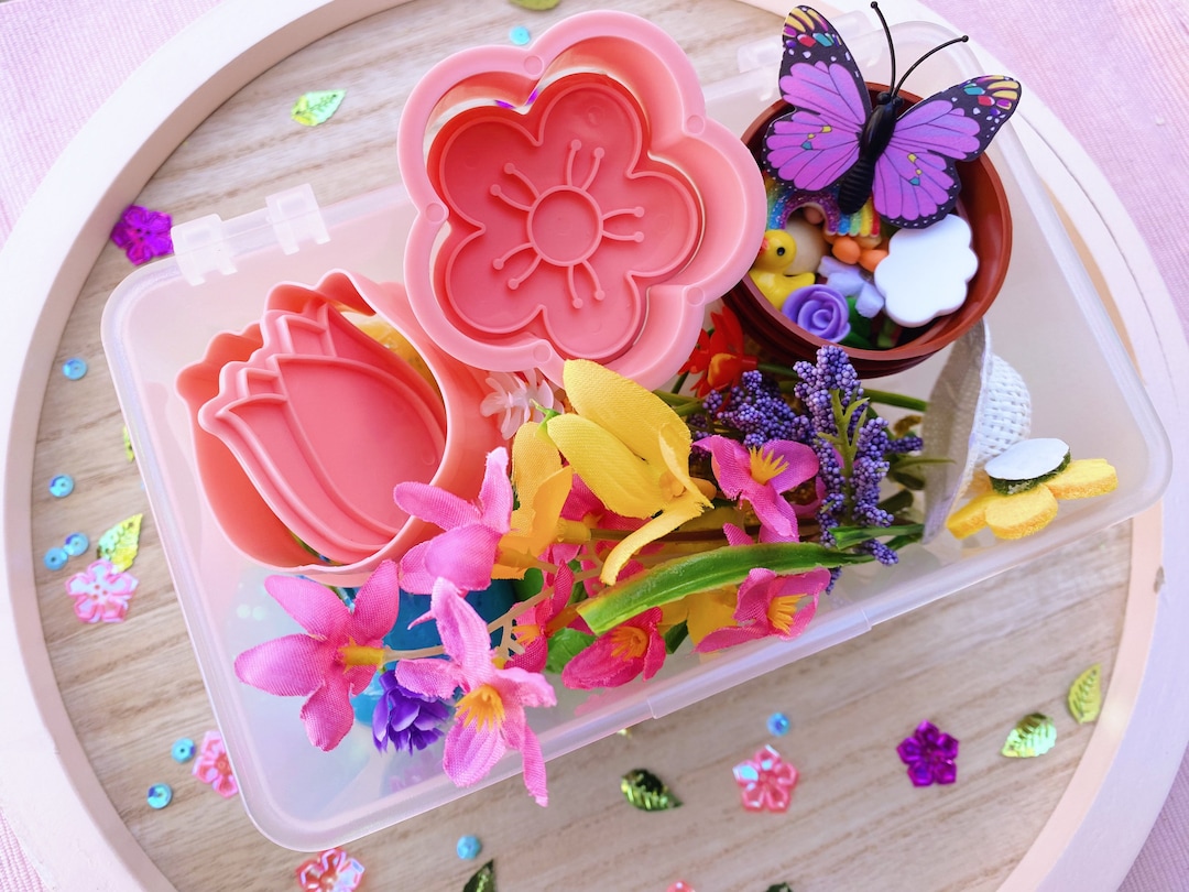 Mini Garden Playdough Kit, Garden Play Dough, Garden Sensory, Spring ...