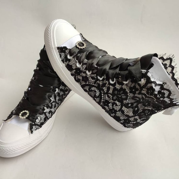 Lace Converse - Etsy