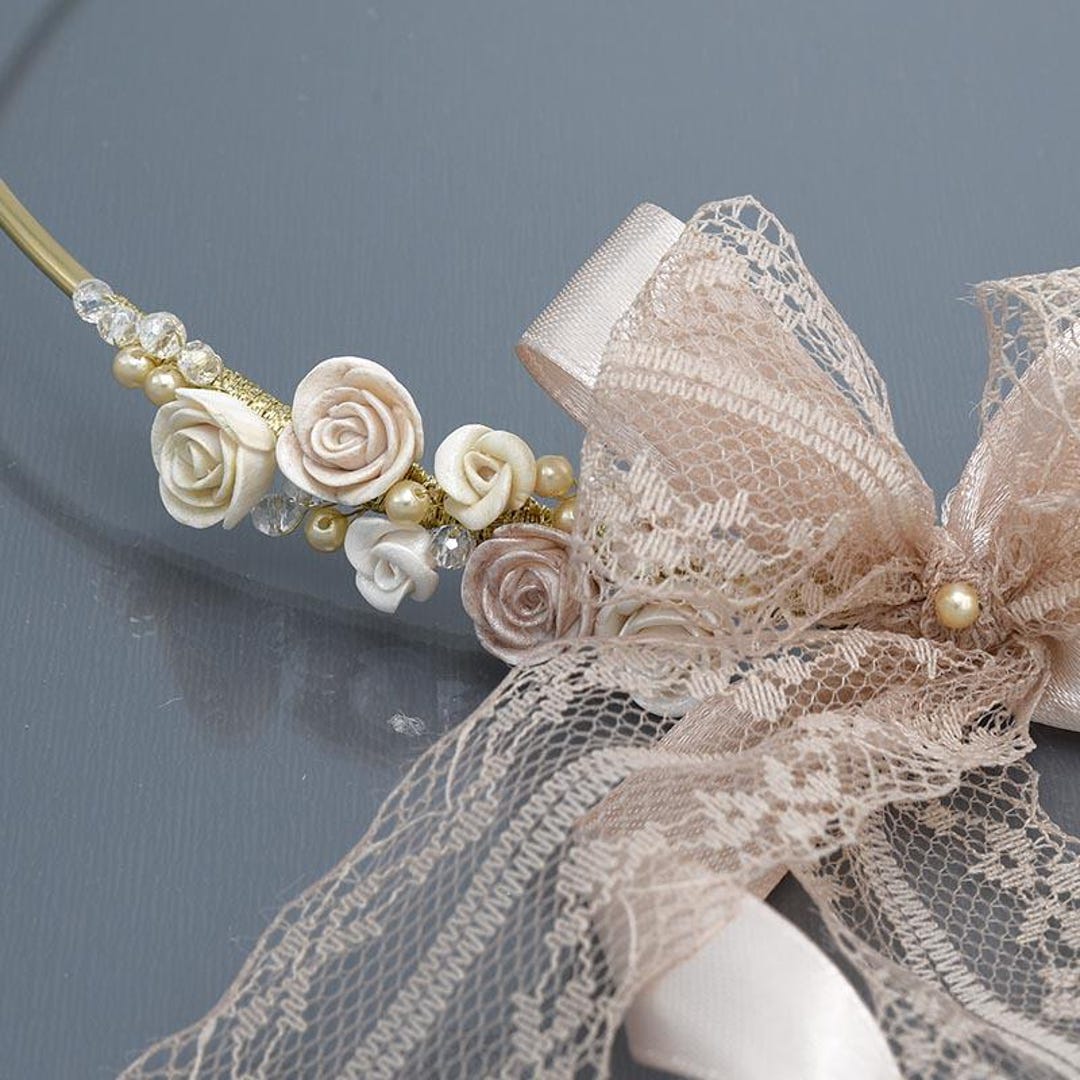 Gold Wedding Crowns: Handmade Greek Orthodox Stephana Set - Etsy