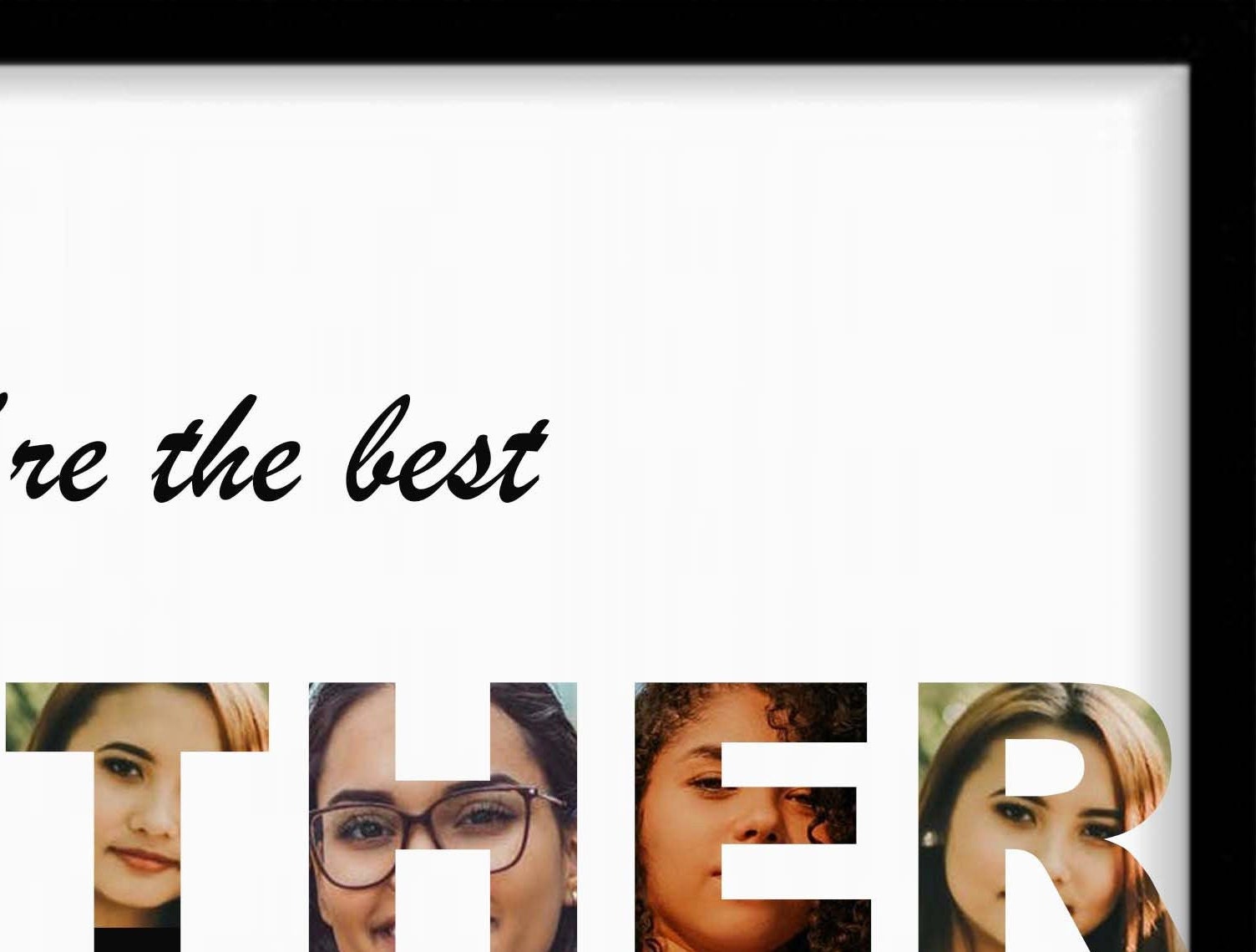 Custom Brother Photo Collage Print, Brother Photo Print, Personalised ...