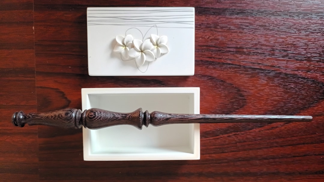 Magical Wooden Wand. Hand Crafted - Etsy