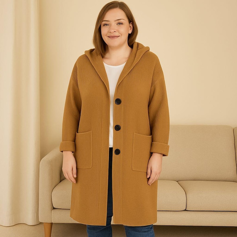 Plus Size Chunky Duster - Etsy UK