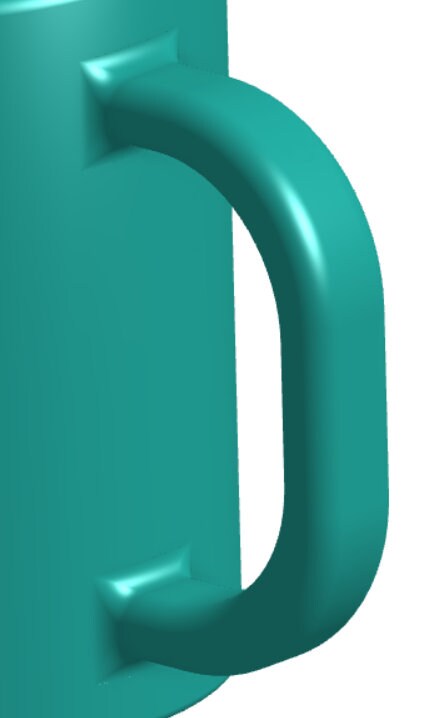 Mug Keychain 3D Print Stl File - Etsy