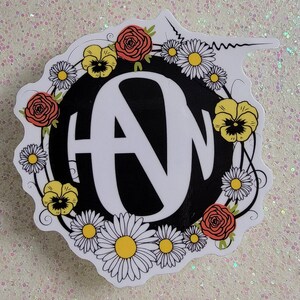 Hanson Floral Logo Vinyl Sticker | 3 Inch Premium Vinyl - Weather Proof ...