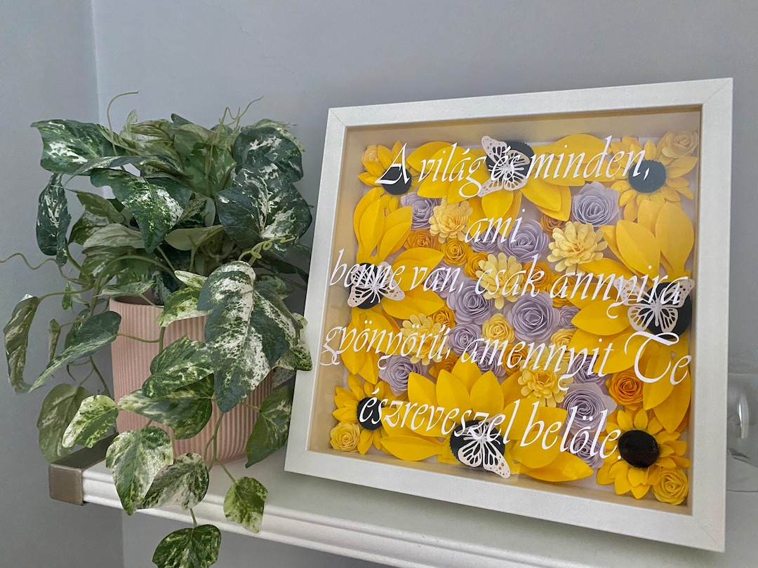 Shadow Box Personalised Gift Wedding Gift birthday Gift Baby Birth Gift ...