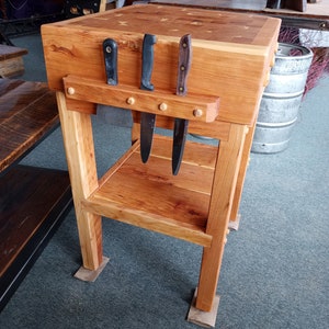 Cherry Butchers Chopping Block - Etsy