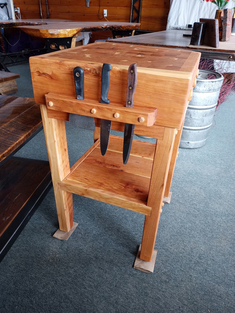 Cherry Butchers Chopping Block - Etsy