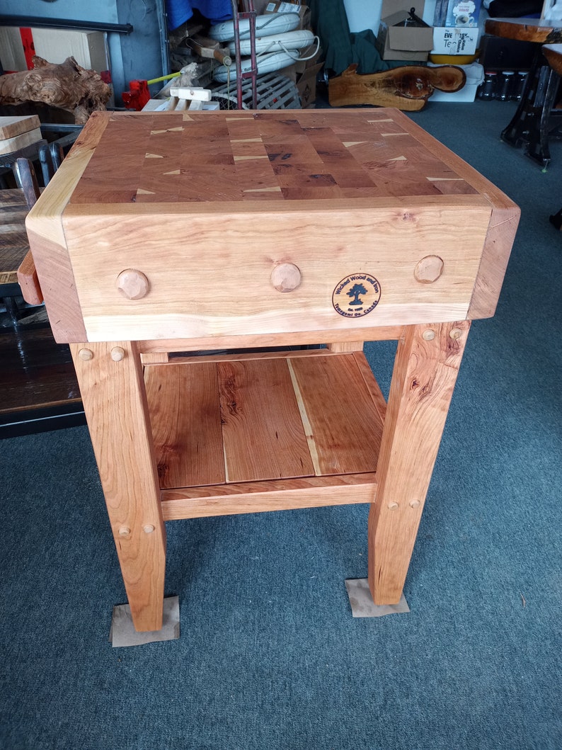 Cherry Butchers Chopping Block - Etsy