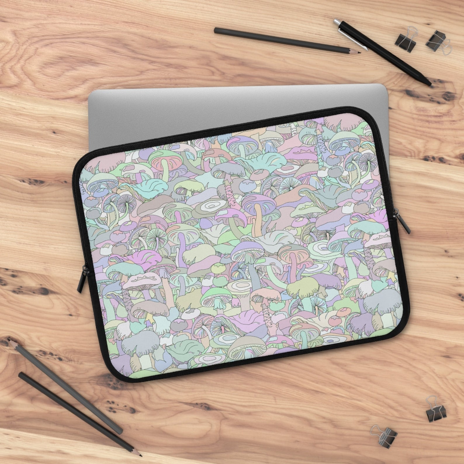 Pastel Mushrooms Laptop Sleeve Laptop Case Office Gift - Etsy