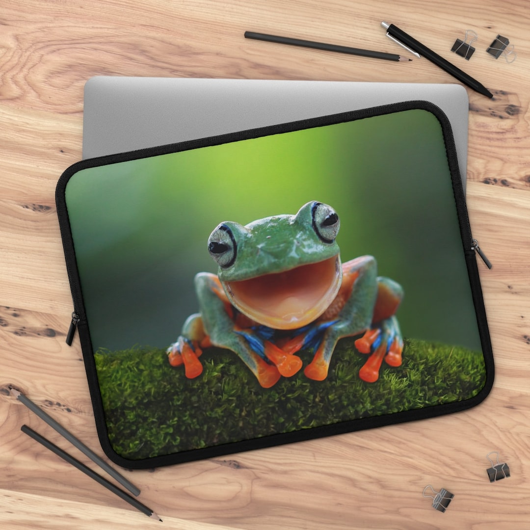 Laughing Tree Frog Laptop Sleeve Laptop Case Neoprene Laptop Sleeve ...
