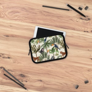 Jungle Animals Laptop Sleeve Laptop Case Animals Laptop Sleeve Office ...