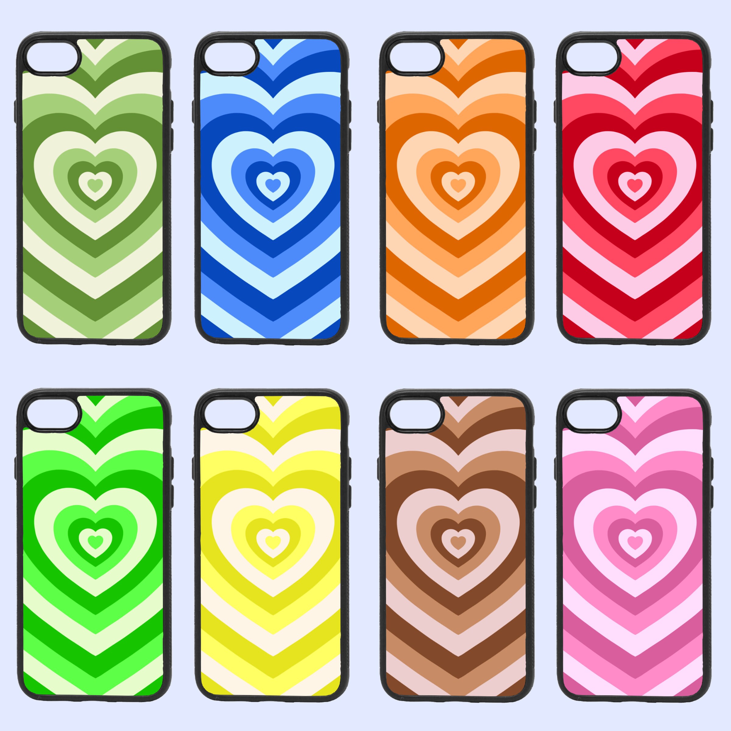 Trendy Heart Phone Case iPhone & Samsung | Etsy