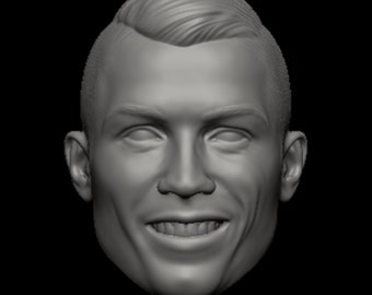Cristiano Ronaldo Head - Etsy
