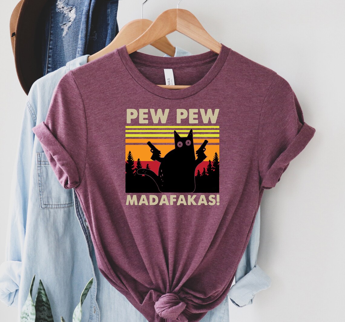 Pew Pew Madafakas Svg Cat Svg Sarcastic Svg Bills Mafia - Etsy