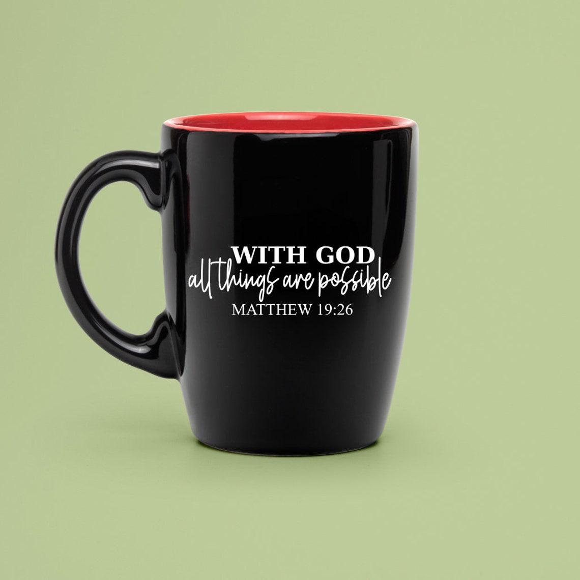 Wıth God All Things Are Possible Matthew 19:26 Svg, Faith Svg,art Print ...