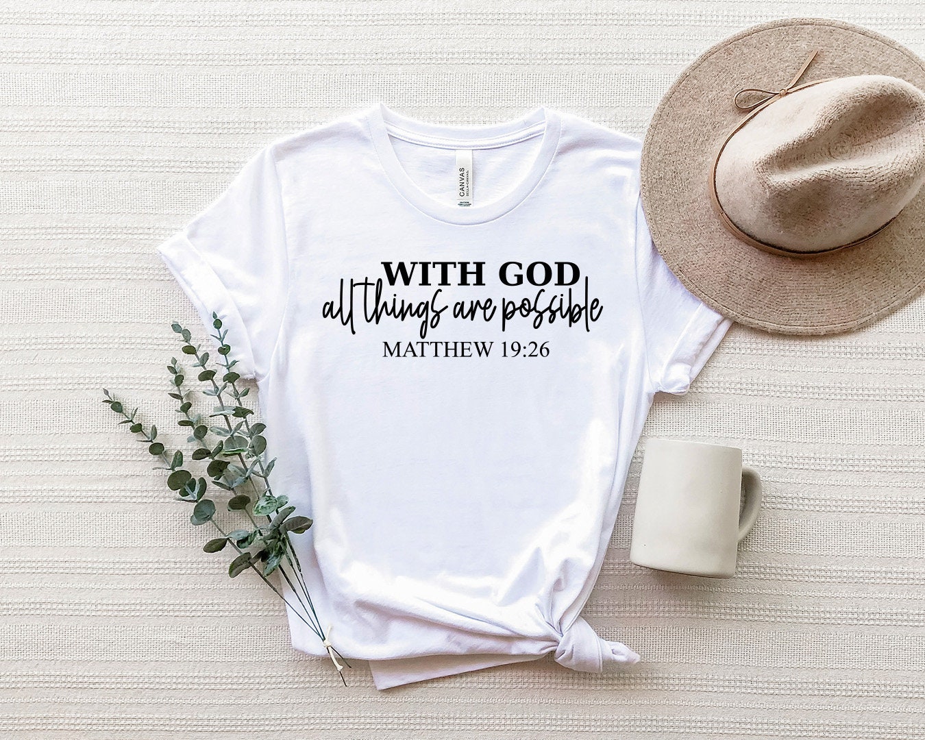 Wıth God All Things Are Possible Matthew 19:26 Svg, Faith Svg,art Print ...