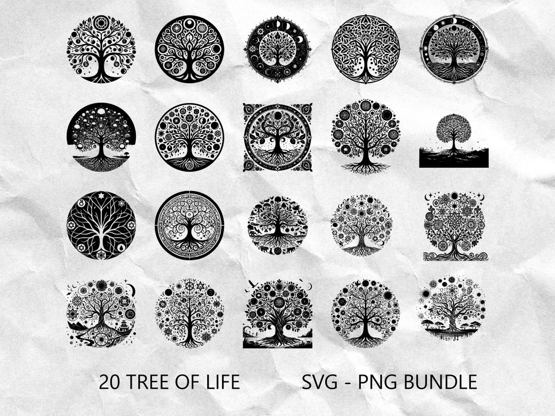 20 Tree of Life Svg, Tree of Life Svg Cut Files for Cricut, Celtic Tree ...