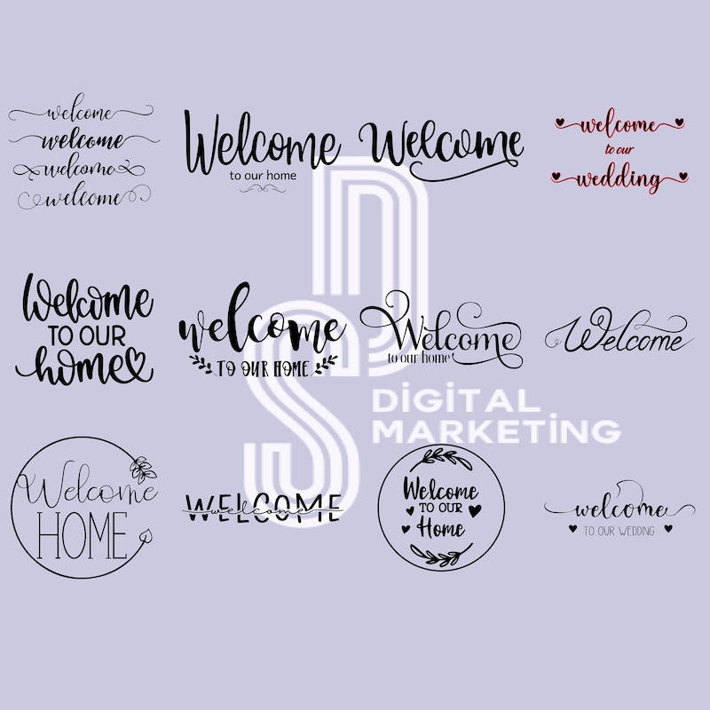 Welcome Svg - Etsy