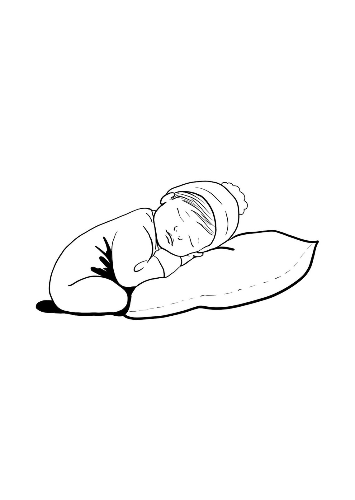 Baby Sleeping SVG file Cricut svg designs svg files for | Etsy