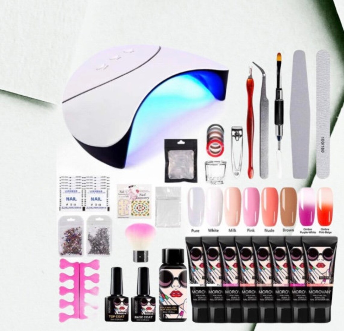 Polygel profesional kit completo herramientas y suministro | Etsy