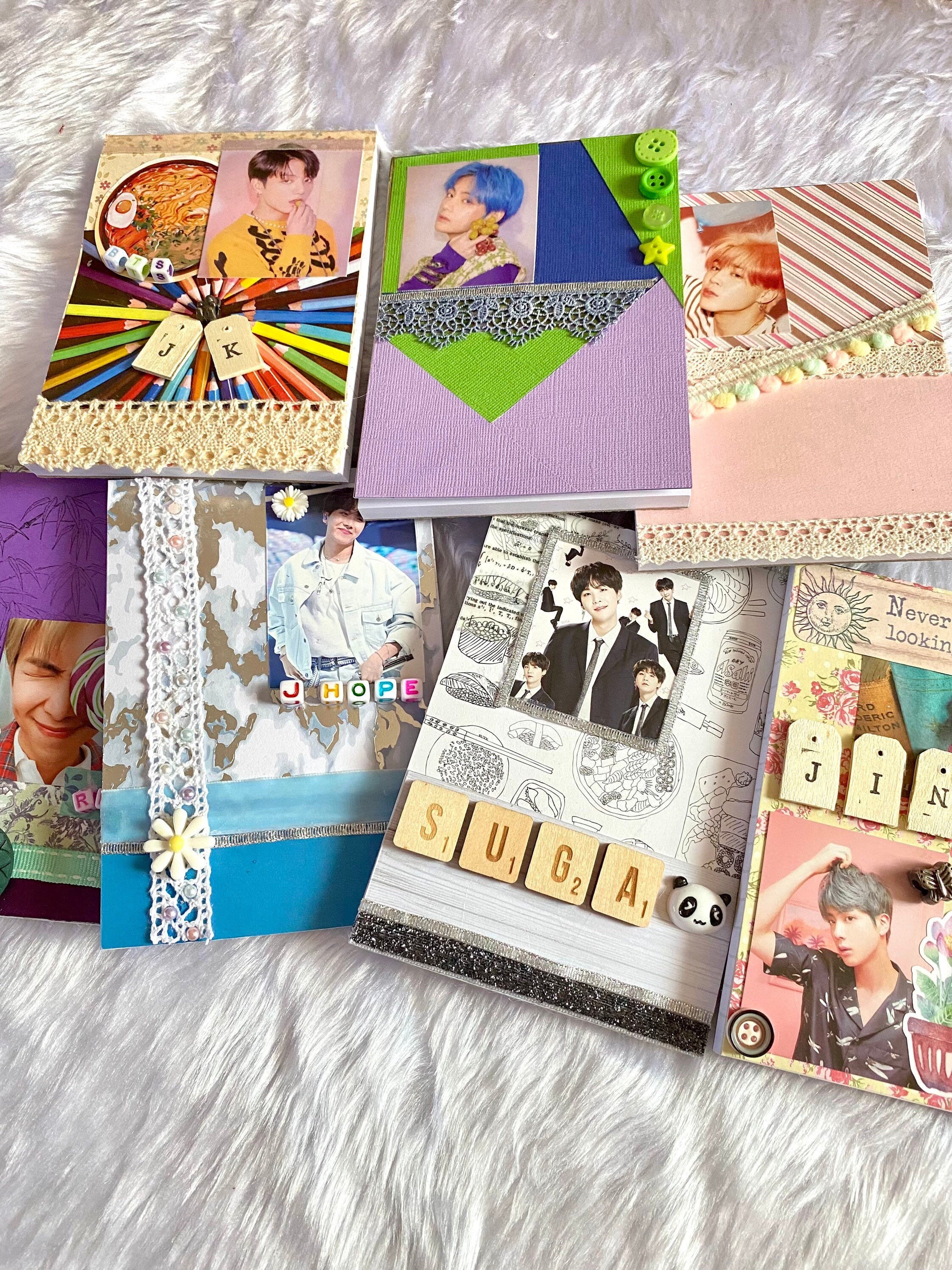 BTS Design Notebooks Jungkook Jimin Taehyung Namjoon J Hope | Etsy