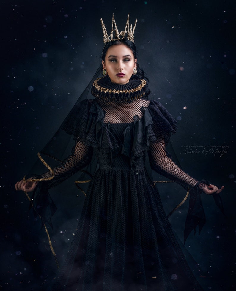 10 CM/4 INCH WIDE Customisable Historical Neck Ruff - Elizabethan ...