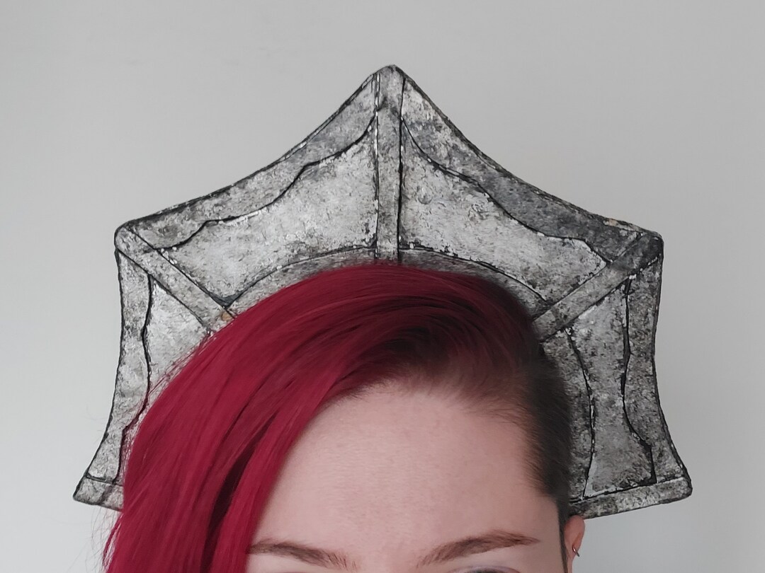 Handcrafted Armour-like Headpiece With Distressed Detailing - Larp ...