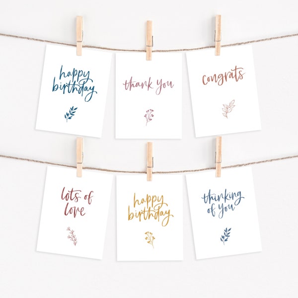 Hand Lettered Card - Etsy