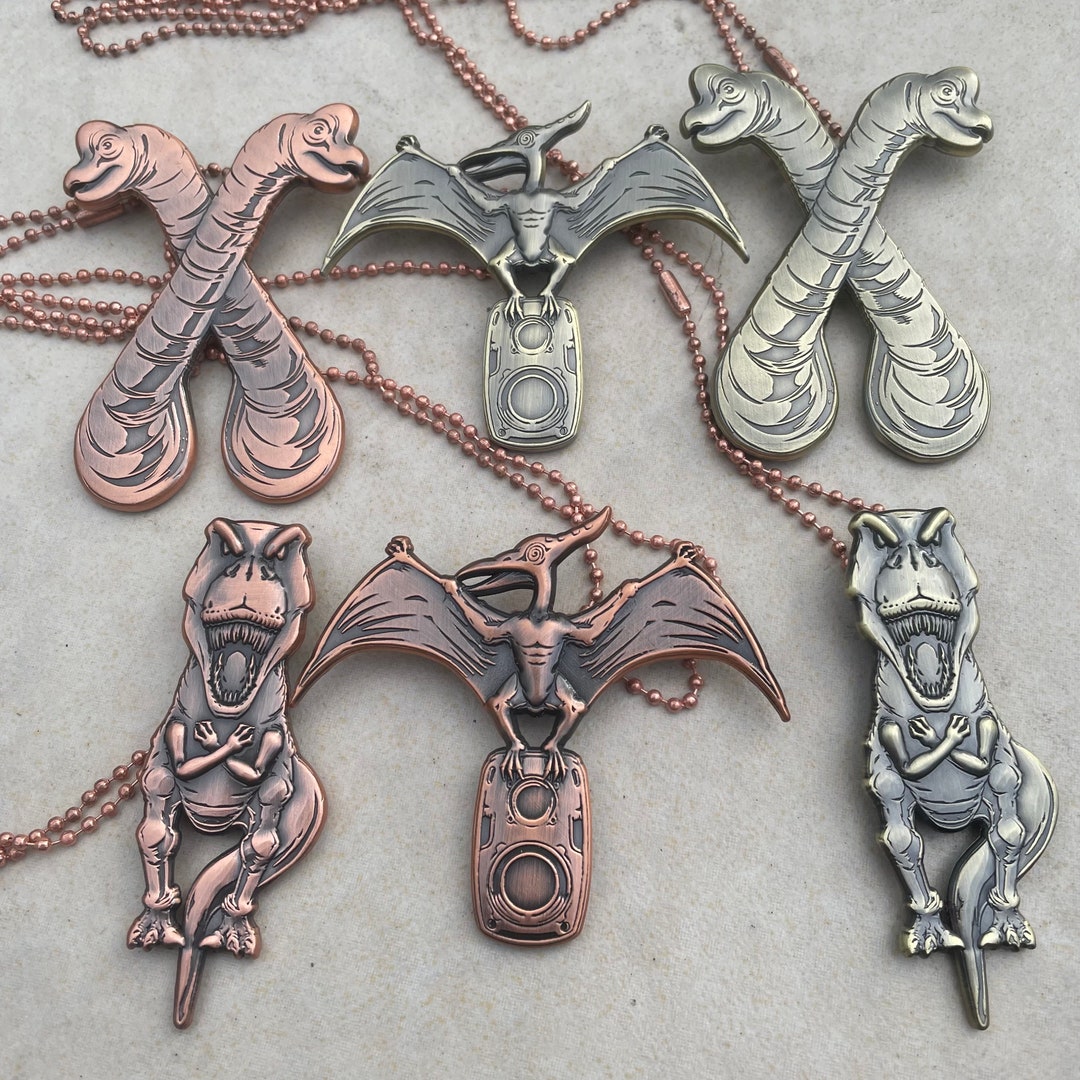 Lost Lands Necklace Pendants Excision Dinosaurs T-rex - Etsy
