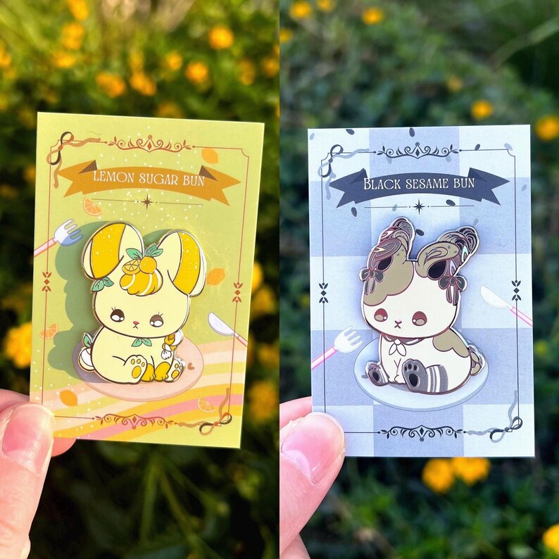 Bread Bunnies Blind Bag, Surprise Pin Bag, Cute Bunny Pins, Bakery Pins ...