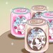 Cow Japanese Milk Can Sticker, Cute Cow Milk Drink, Strawberry Cow ...