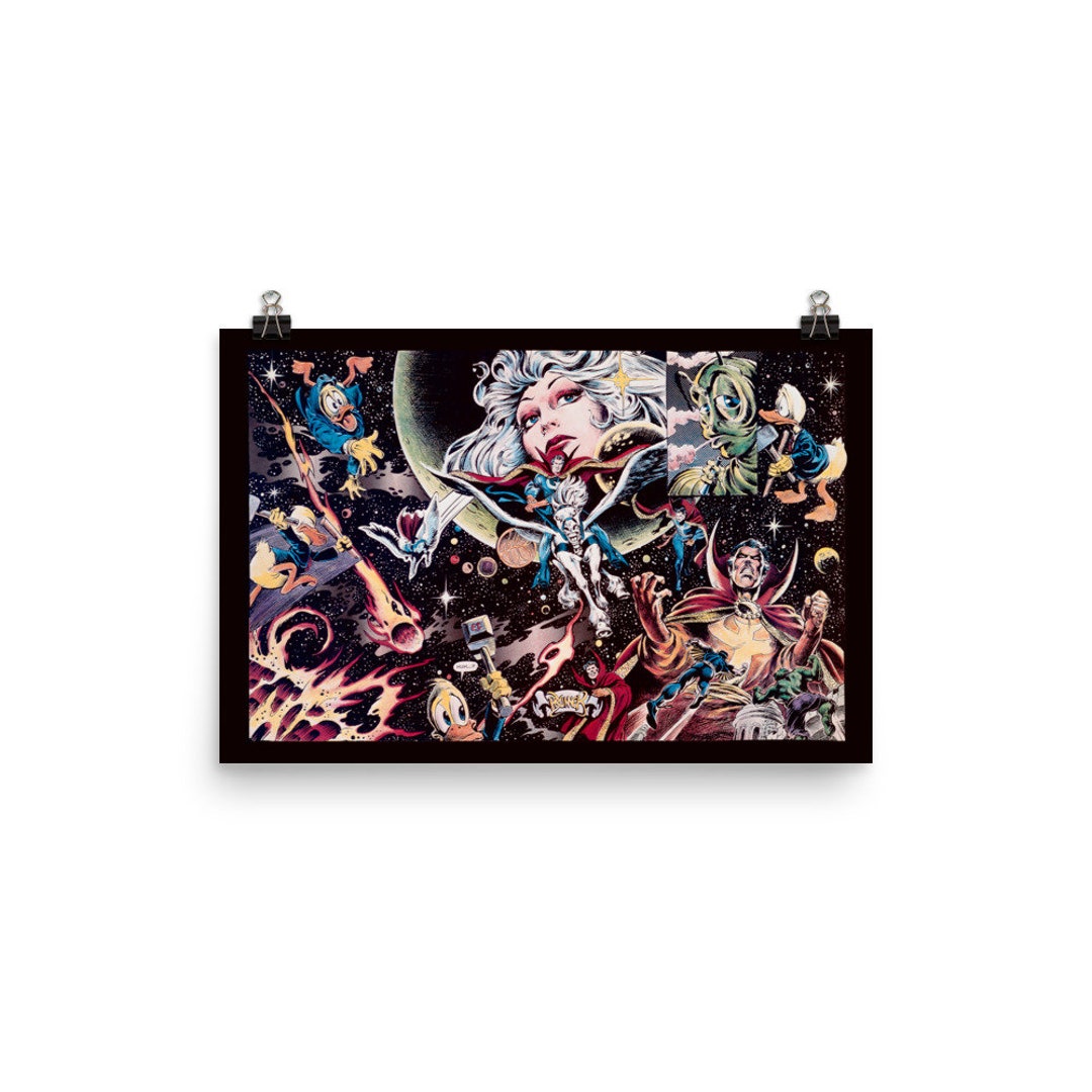 Forgotten Realms - Howard the Duck & Doctor Strange, 18"x12" Poster - Etsy