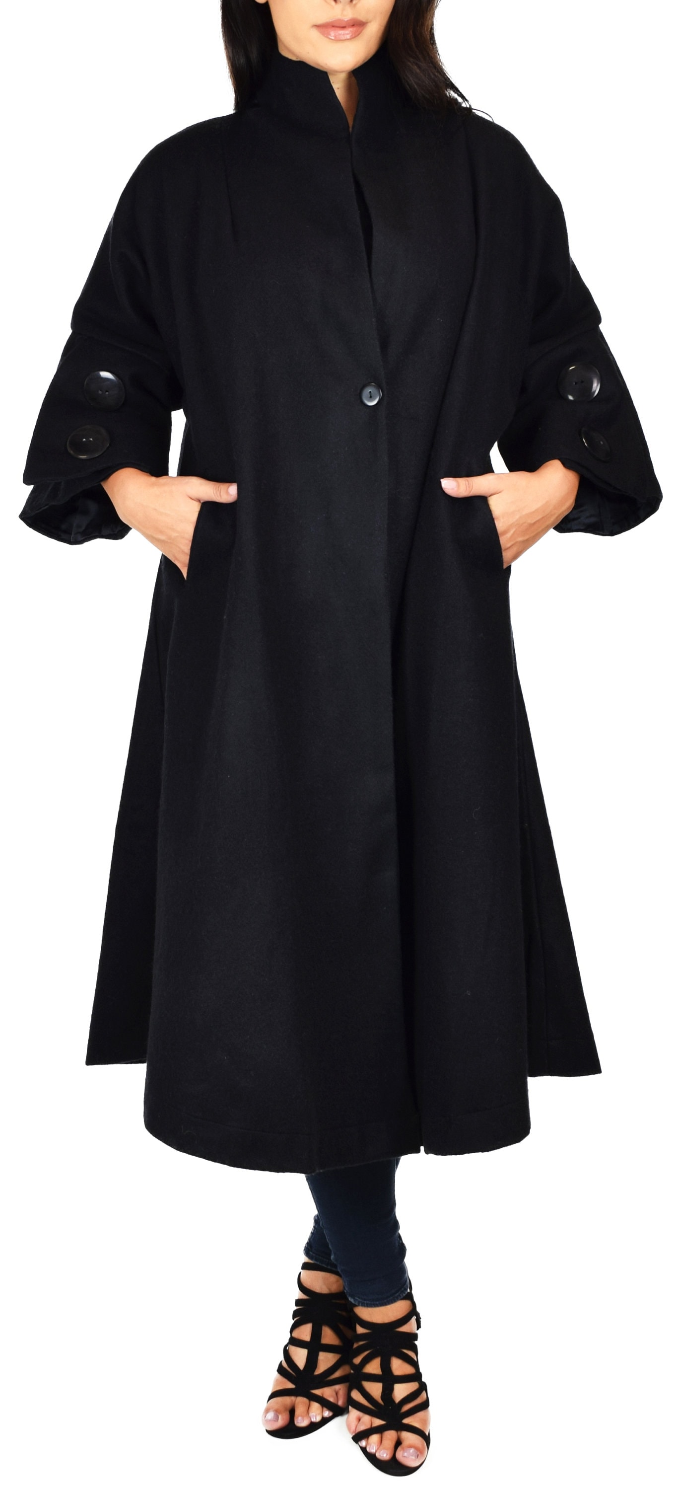 Woolen Swing Coat Women Swing Jacket Women Winter Coat Plus - Etsy UK