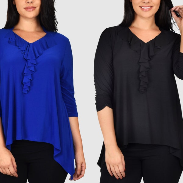 Ruffle Formal Shirt - Etsy