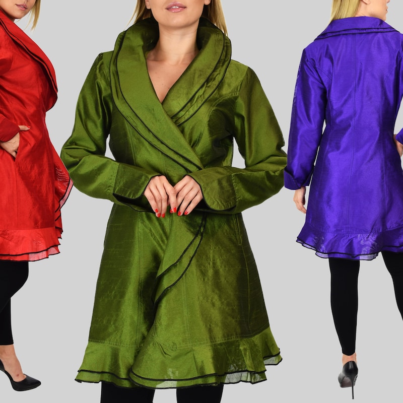 Silk Evening Jacket - Etsy