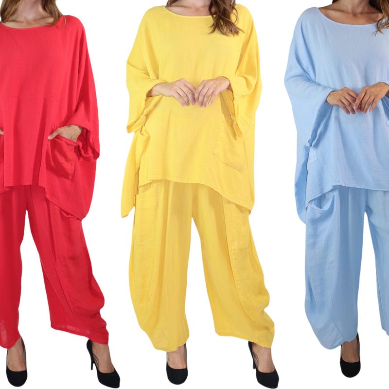 Womens Linen 2 Pc Sets - Etsy